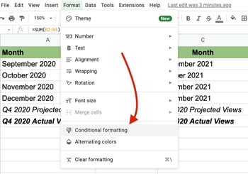 How-To: Conditional Formatting Based on Another Cell in Google Sheets | Cristian A. De Nardo